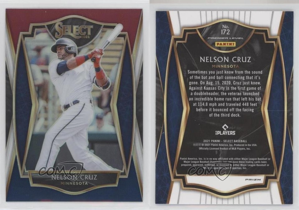 2021 Panini Select Premier Tri-Color Prizm Nelson Cruz #172 9o3 | eBay