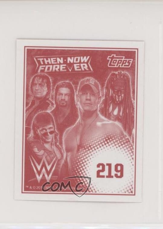2016 Topps WWE Then Now Forever Album Stickers Ultimate Warrior #219 ...