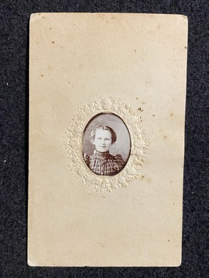 Identified Pretty Woman Edith Buchanan Antique CDV Photo | eBay