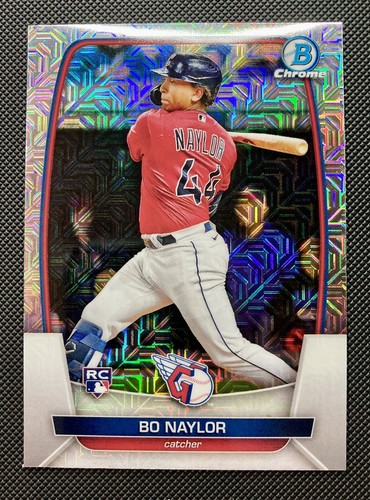 2023 Bowman Chrome Bo Naylor Mega Box Mojo Refractor #60 Rookie RC ...