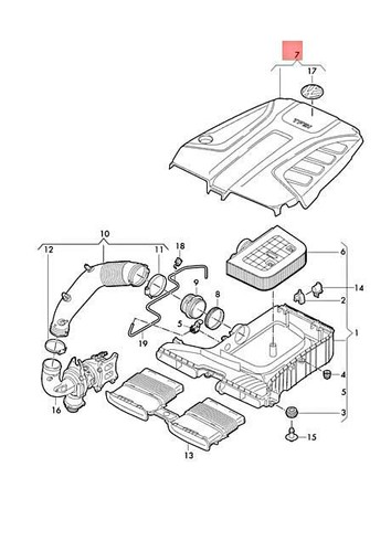 NEW VW TOUAREG CR7 COVER 4M4133849 ORIGINAL | eBay