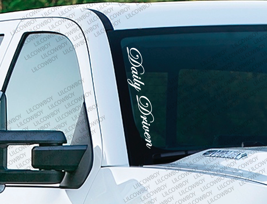 Truck Windshield Banners