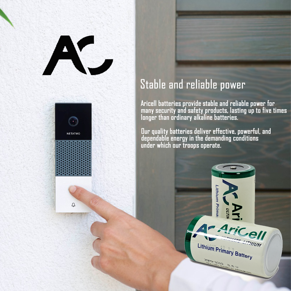 Aricell SCL-20 3.6V D Lithium Thionyl Chloride Battery (2 PCS ...