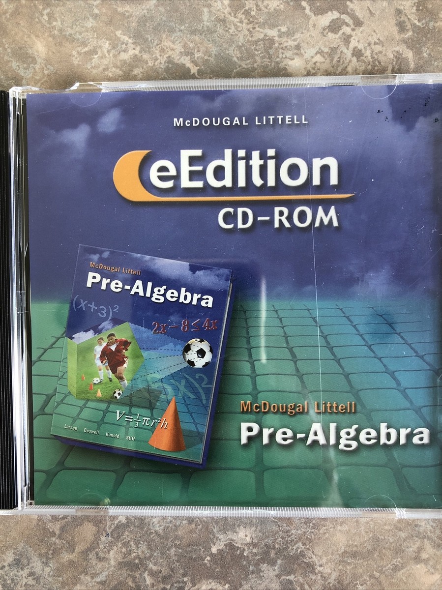 Pre Algebra Textbook Mcdougal Littell Online