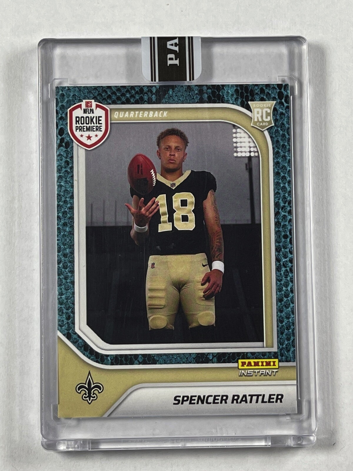 Spencer Rattler 2024 Panini Instant #84 Blue Viper /1 Price Guide ...