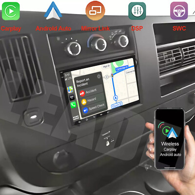 Android 13 8'' Carplay For Chevrolet Express Van 2008-2024 Car Stereo ...