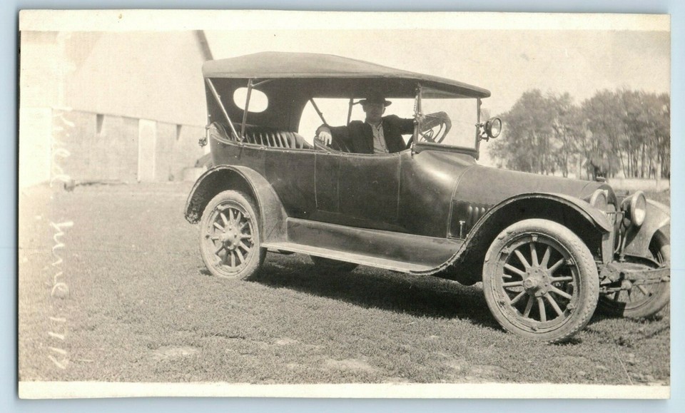 C.1910 RPPC Albert Kidd & His Buick Centralia, IL Postcard P165 | eBay