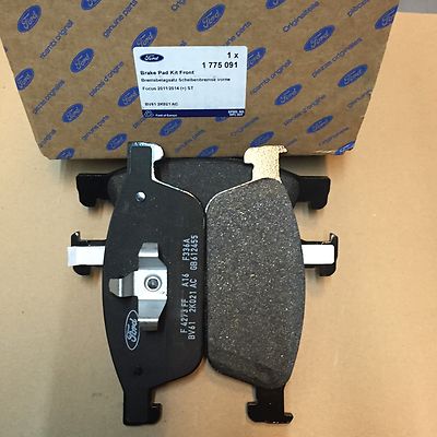 GENUINE FORD FOCUS ST 2012 ONWARDS FRONT BRAKE PADS (1775091/2286735 ...