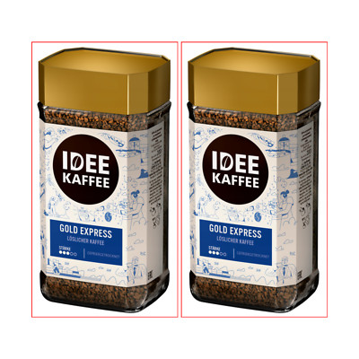 Idee Kaffee GOLD EXPRESS Instant Coffee Jar 200g / 7.1 oz x 2 boxes | eBay