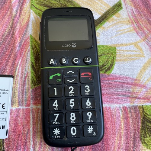 Ancien Téléphone Doro Grosse Touche Phone Easy 338gsm Free Sans ...