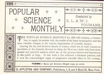 Antique Ad Popular Science Monthly Appleton magazine subscription ...