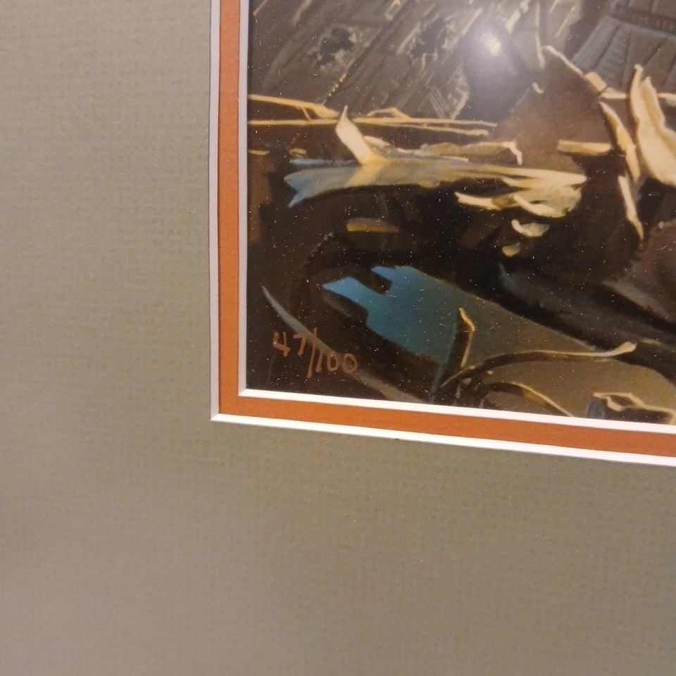 Vintage SIGNED Michael Whelan "The Mule" Ltd Ed | NolaCon 1988 Asimov ...