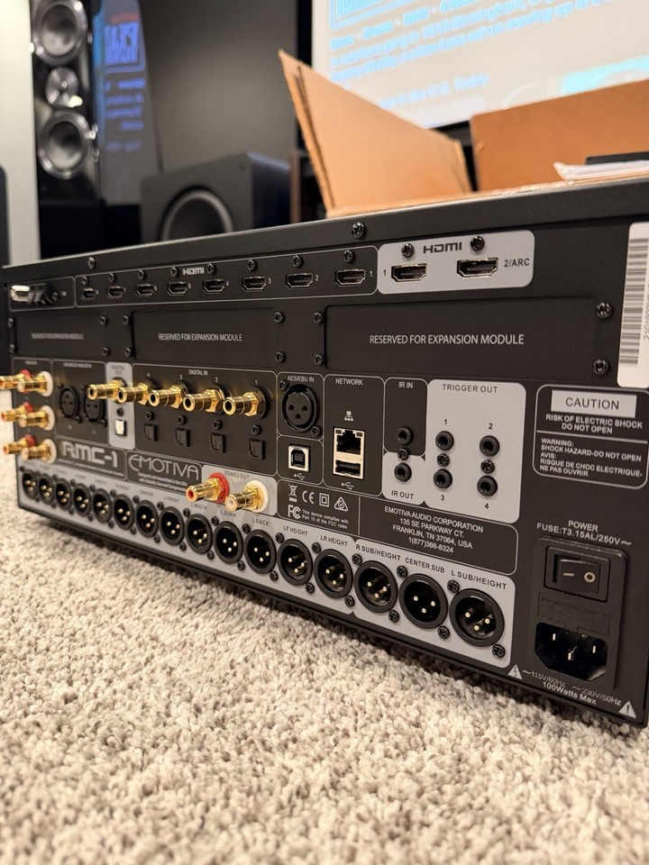 Emotiva RMC-1 Reference Processor, Preamp - 16 Channels **MINT ...