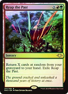 Reap the Past FOIL Modern Horizons NM Red Green Rare MAGIC MTG CARD ...