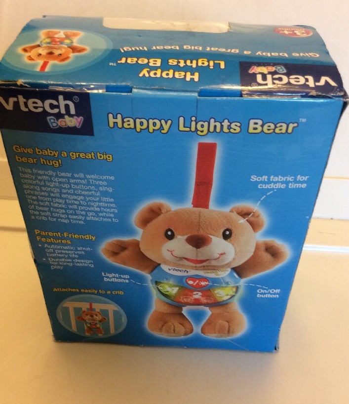 VTech Baby Happy Lights Bear Play Toy New | eBay
