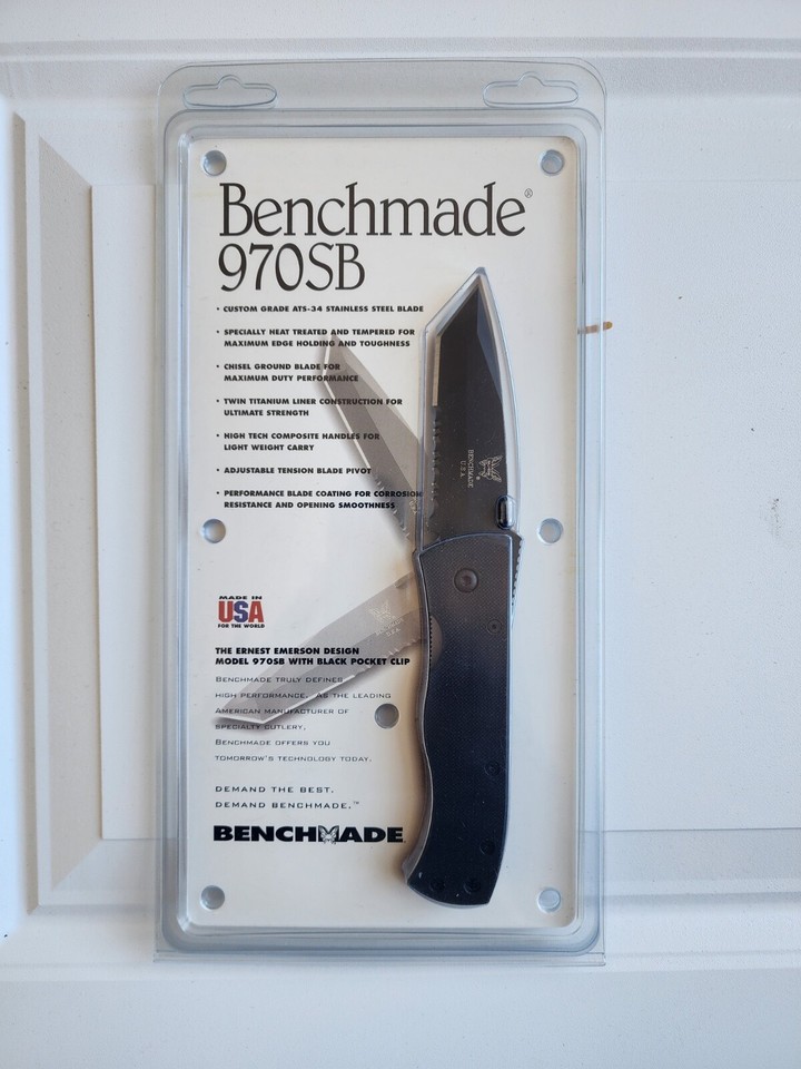 Vintage Benchmade 970SBT - Emerson Spec War Model CQC7 with ATS-34 ...