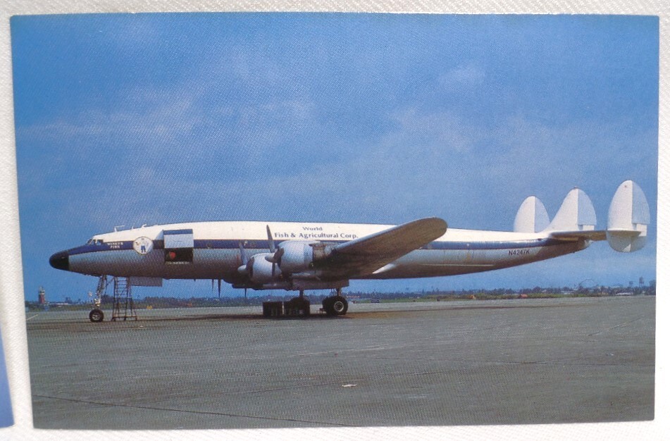 LOT 3 LOCKHEED SUPER CONSTELLATION L 1049B 1049G 1049H AIRCRAFT RPPC ...