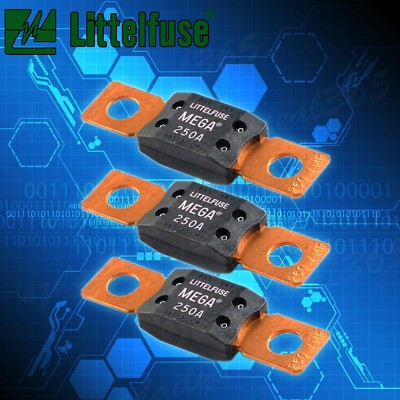 3pcs GENUINE LITTELFUSE MEGA FUSE 250A AMP FUSES DUAL BATTERY BATTERIES ...