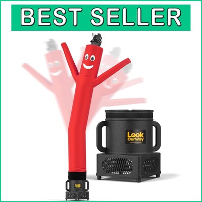 Attention-Grabbing Inflatable Tube Man - 7ft Red Air Dancers Ideal for ...