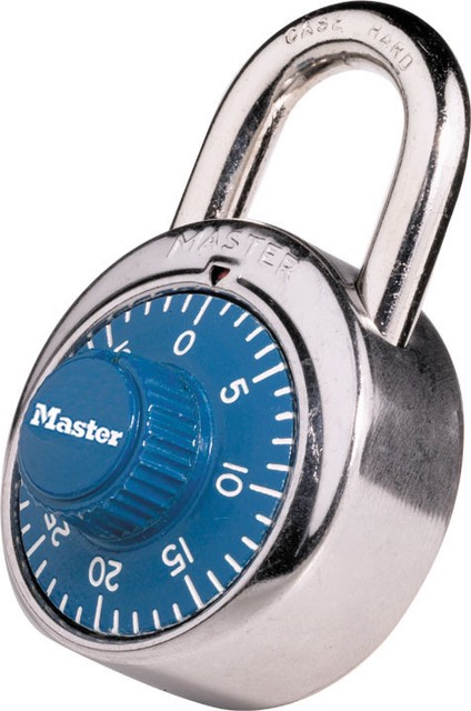 Master Lock 1506D Combination Padlock Center 1 Dial Blue for sale online | eBay