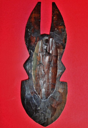 African Mask from Benin Embellished with Brass, Beads and Cowrie shells ...