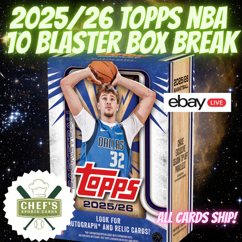 DENVER NUGGETS - 2025/26 TOPPS NBA BASKETBALL 1/4 BLASTER CASE (10 BOX ...