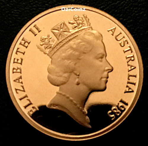 1985 Australian 1 Cent PROOF Coin in Pristine Collectible Condition #01 ...