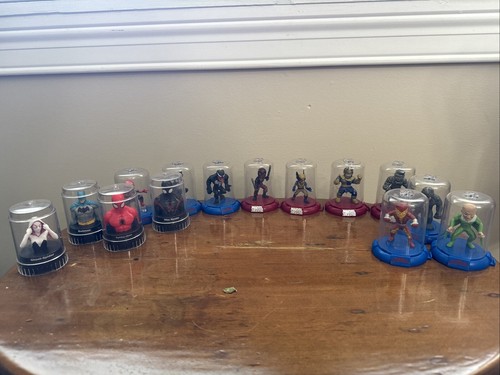 Marvel Domez And Podz Lot Of 14 Zombies Spiderman Thanos Batman Venom ...