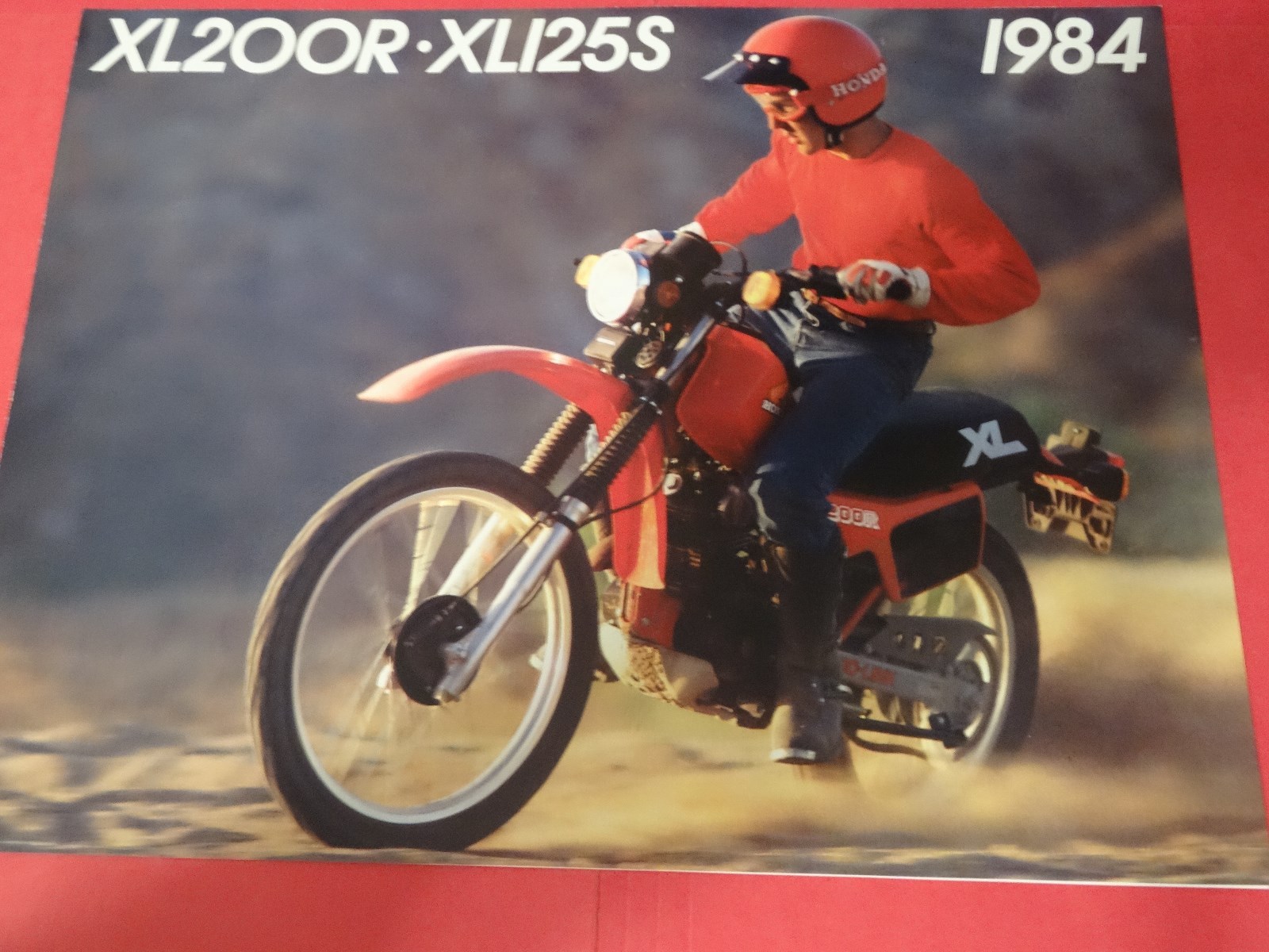 1984 Honda XL200 R / XL125 S Motorcycle Sales Brochure - Literature | eBay