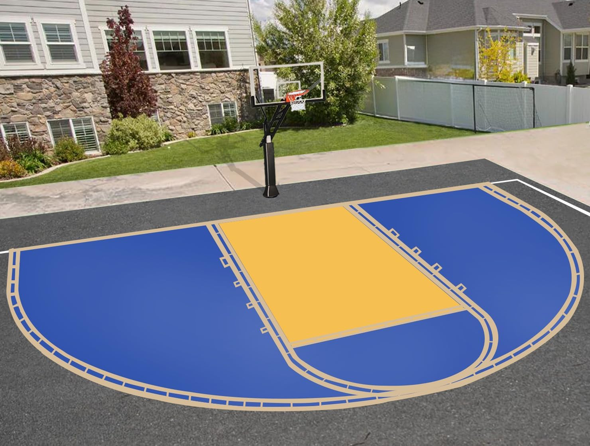Outdoor Basketball Court Kits Sports Flooring Line Marking | Sports