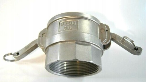 Camlock type D 3 "AISI 316 / R8B # 2 7823 steel | eBay