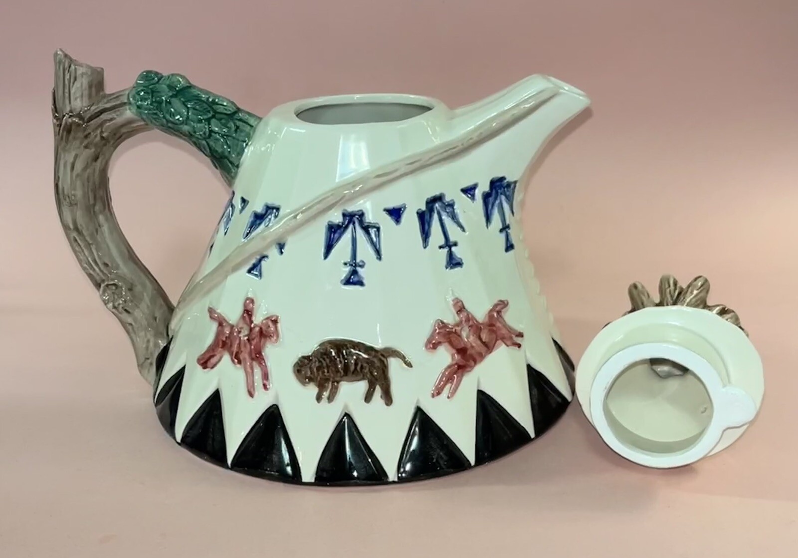 Teepee Teapot - Ceramic Omnibus OCI 34oz Japan | eBay