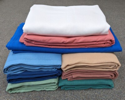 NWT NEW RIBCORD RIPCORD ACCORD TWIN BEDSPREAD HOTEL 76 X 110 COLOR ...