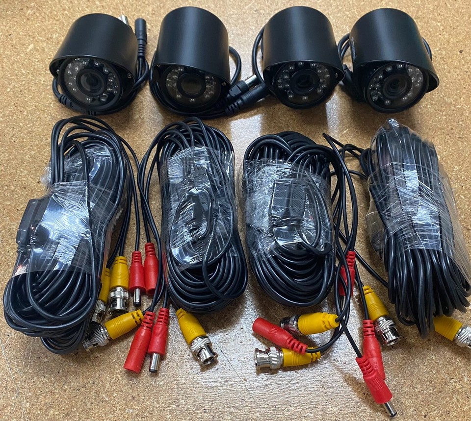 [NEW] Floureon CCTV 4-Camera Kit with H.264 4-Channel Digital Video ...