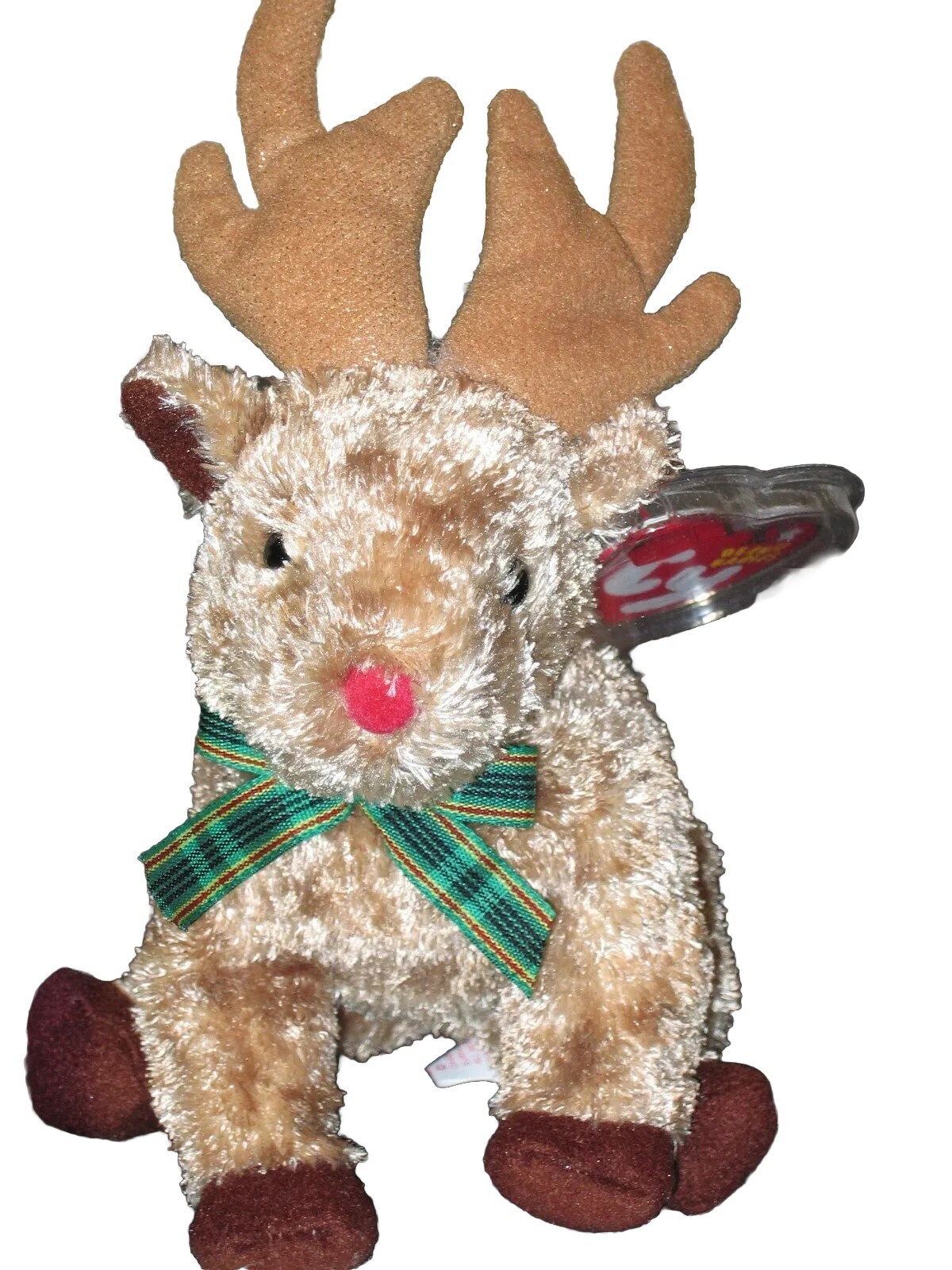 Ty Beanie Baby - RUDY the Reindeer (6.5 Inch) NEW MWMTs Plush Stuffed ...