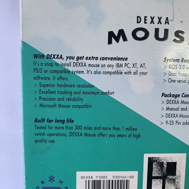 Dexxa Mouse Model 7100S Vintage 1991 LK for sale online | eBay