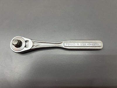 VINTAGE CRAFTSMAN -V- 3/8" DRIVE QUICK RELEASE RATCHET 43784 - NICE ...