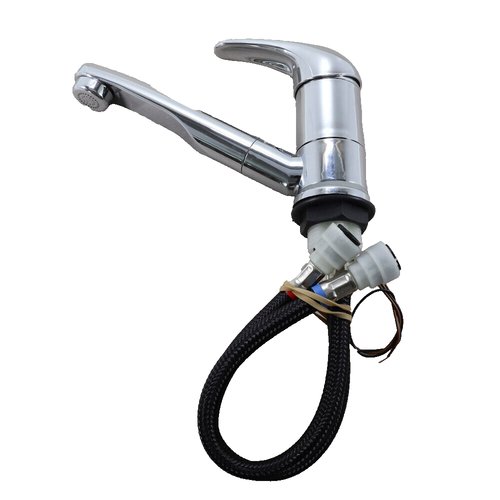 Comet Roma Mixer Tap w/ 12mm Push Fit Tails & Microswitch Caravan ...