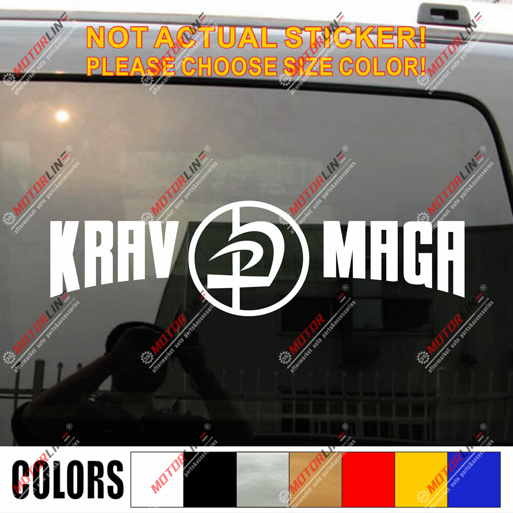 Krav Maga Combat IDF Israel Defence Force Roundel Car Vinyl Decal ...