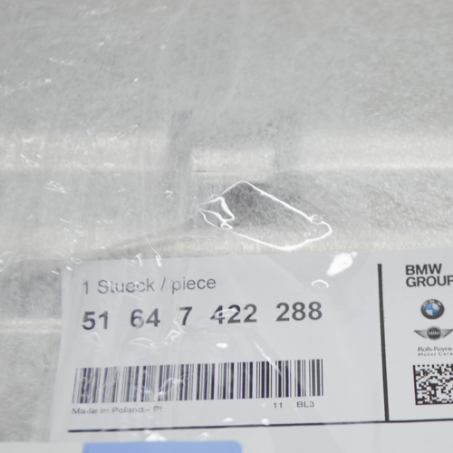 NEW BMW 4 COUPE G22 FRONT PANEL CROSSLINK 51647422288 ORIGINAL 51-64-7 ...