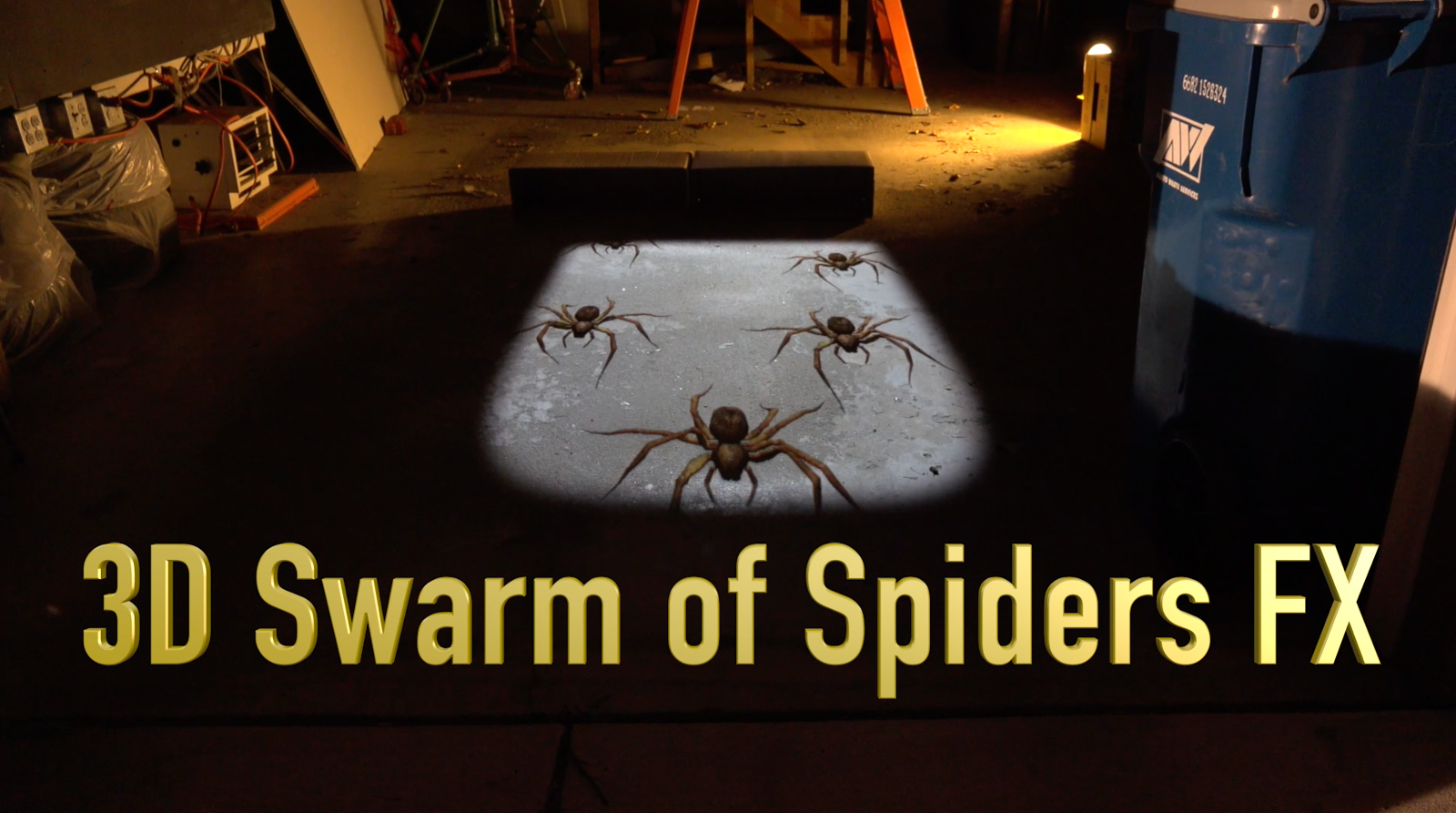 Swarm of Spiders, Halloween Projection Coupon for Files JON HYERS Stan ...