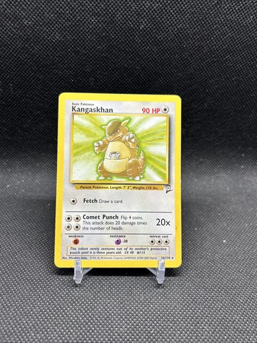 Pokémon TCG - Kangaskhan 26/130 Base Set 2 Regular Unlimited Rare WOTC ...