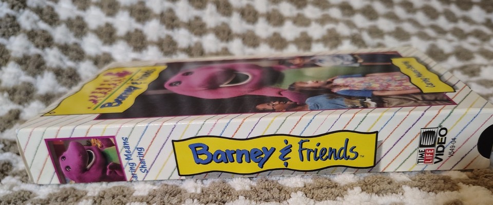 Barney And Friends Caring Means Sharing VHS Tape 1992 Time Life Cartoon ...