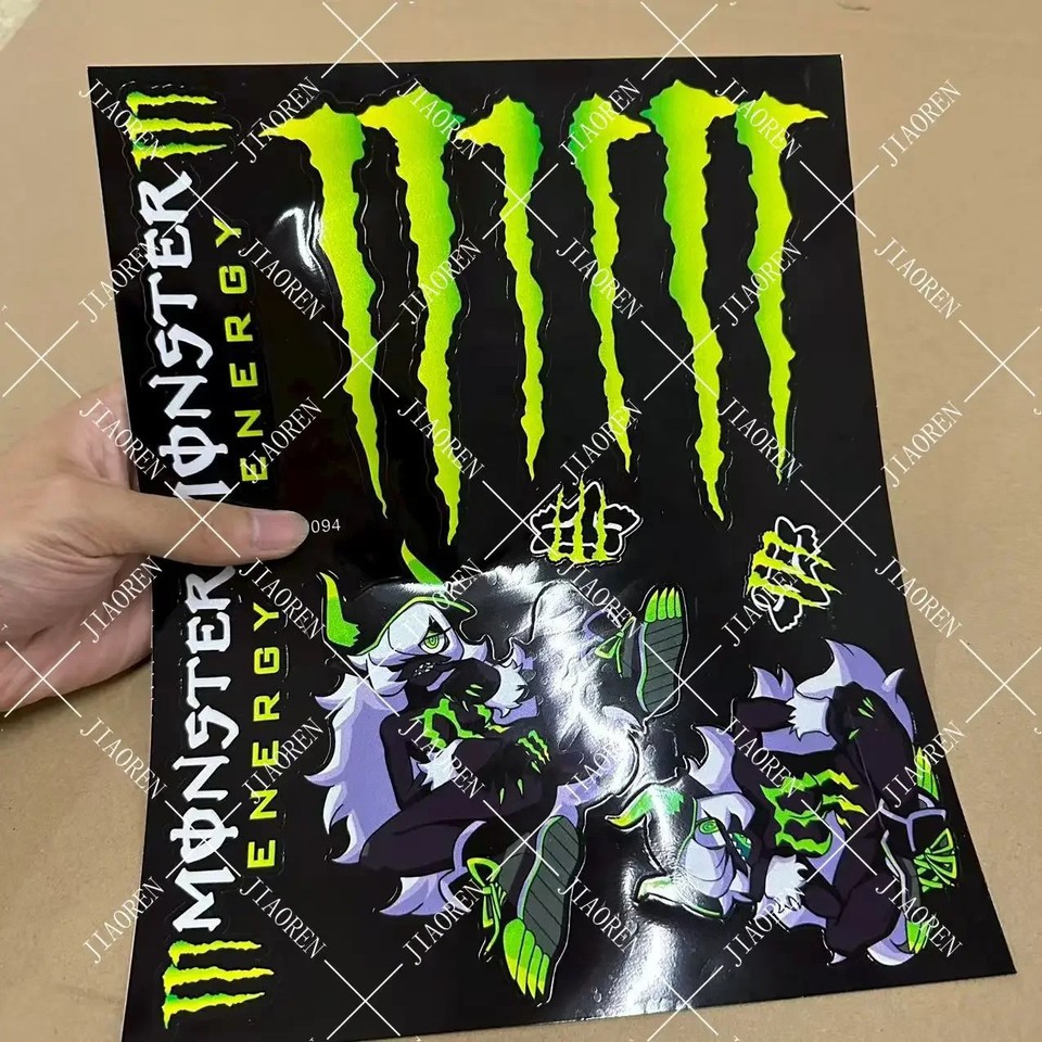 Christmas Monster Energy Logo Motorcycle Stickers Tank Decals Kit | eBay
