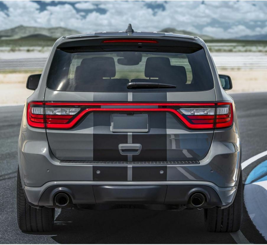 Dual Redline rally Stripe Decal FIT DODGE DURANGO SRT 392 Sticker 2015 ...
