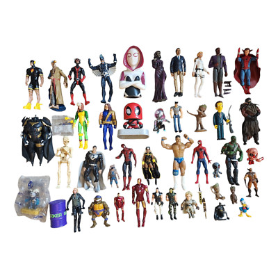 Huge Random Action Figure Lot Marvel & Others 40+ Figures Various ...
