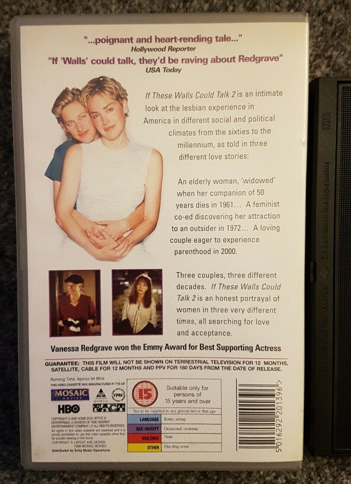 IF THESE WALLS COULD TALK 2 (VHS) BIG BOX - Michelle Williams + Sharon ...