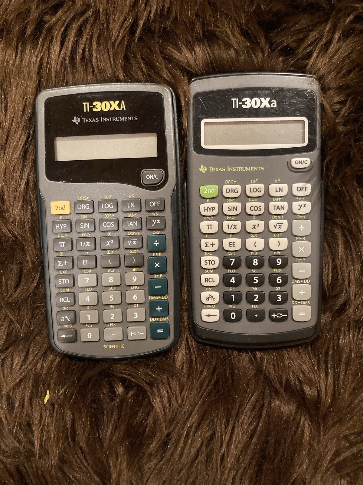 Texas Instruments TI-30Xa Scientific Calculator - Lot of 2 - Used No ...