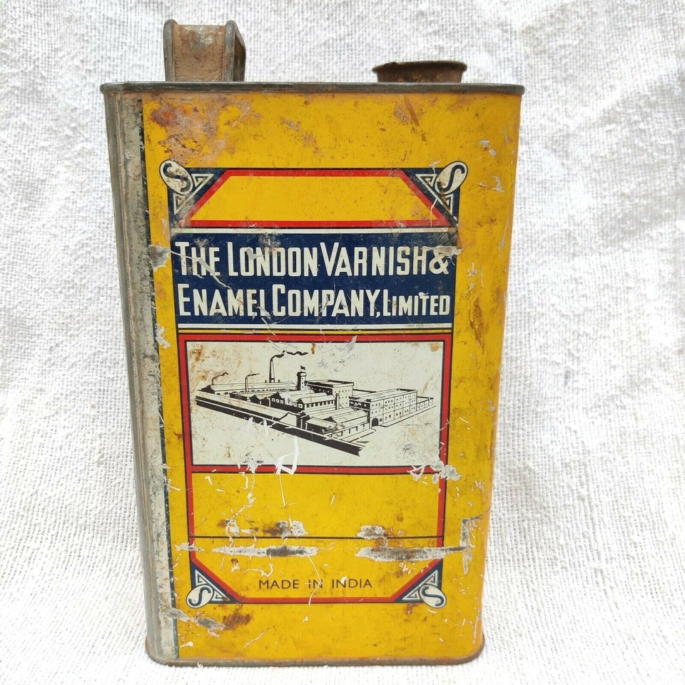 Vintage Car Graphics Brougham Brand London Pale Copal Varnish Enamel ...