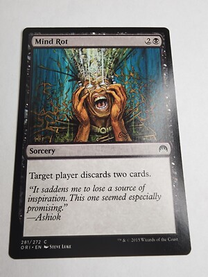Magic the Gathering Origins Mind Rot 281/272 Sorcery MTG | eBay
